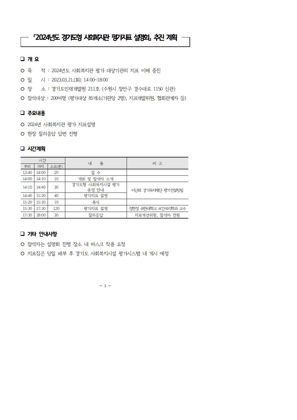 경기복지재단 사회복지시설 평가시스템